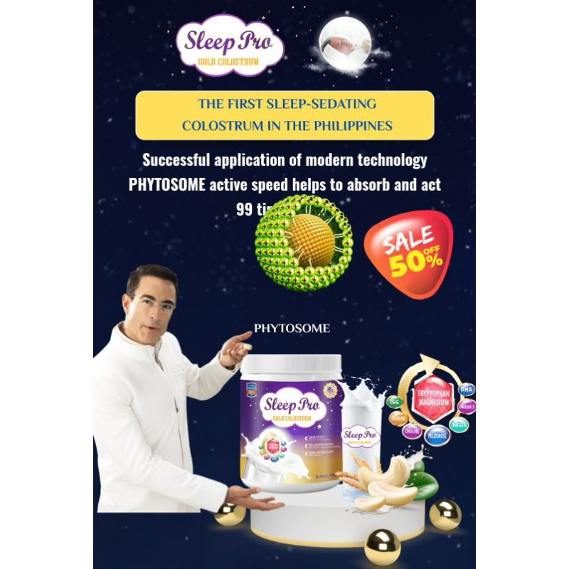 SLEEP PRO COLOSTRUM MILK 200 GRAMS AUTHENTIC | Shopee Philippines