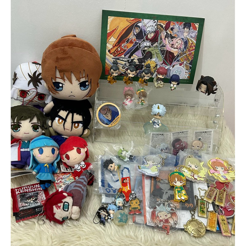 Mixed Anime Official Merch Kenshin,Naruto,Sakura Card Captor ...
