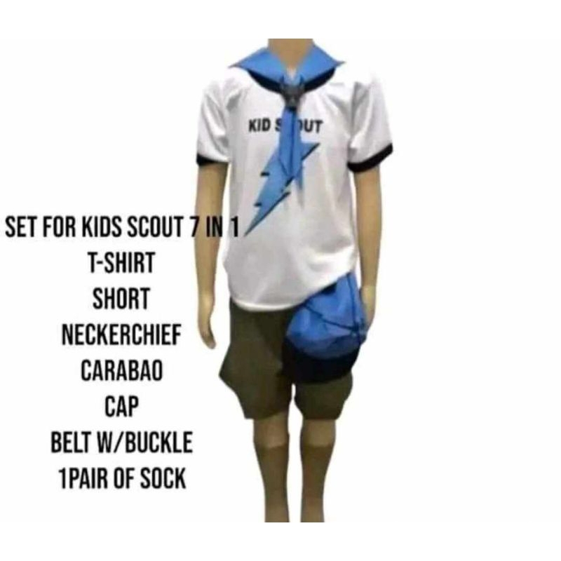 KID'S SCOUT AND KAB'S SCOUT terno set ( 7 in 1 ) | Shopee Philippines
