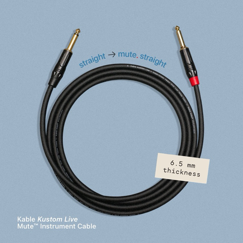Kable Kustom Live - Mute Instrument Cable (Guitar, Bass, Keyboard ...