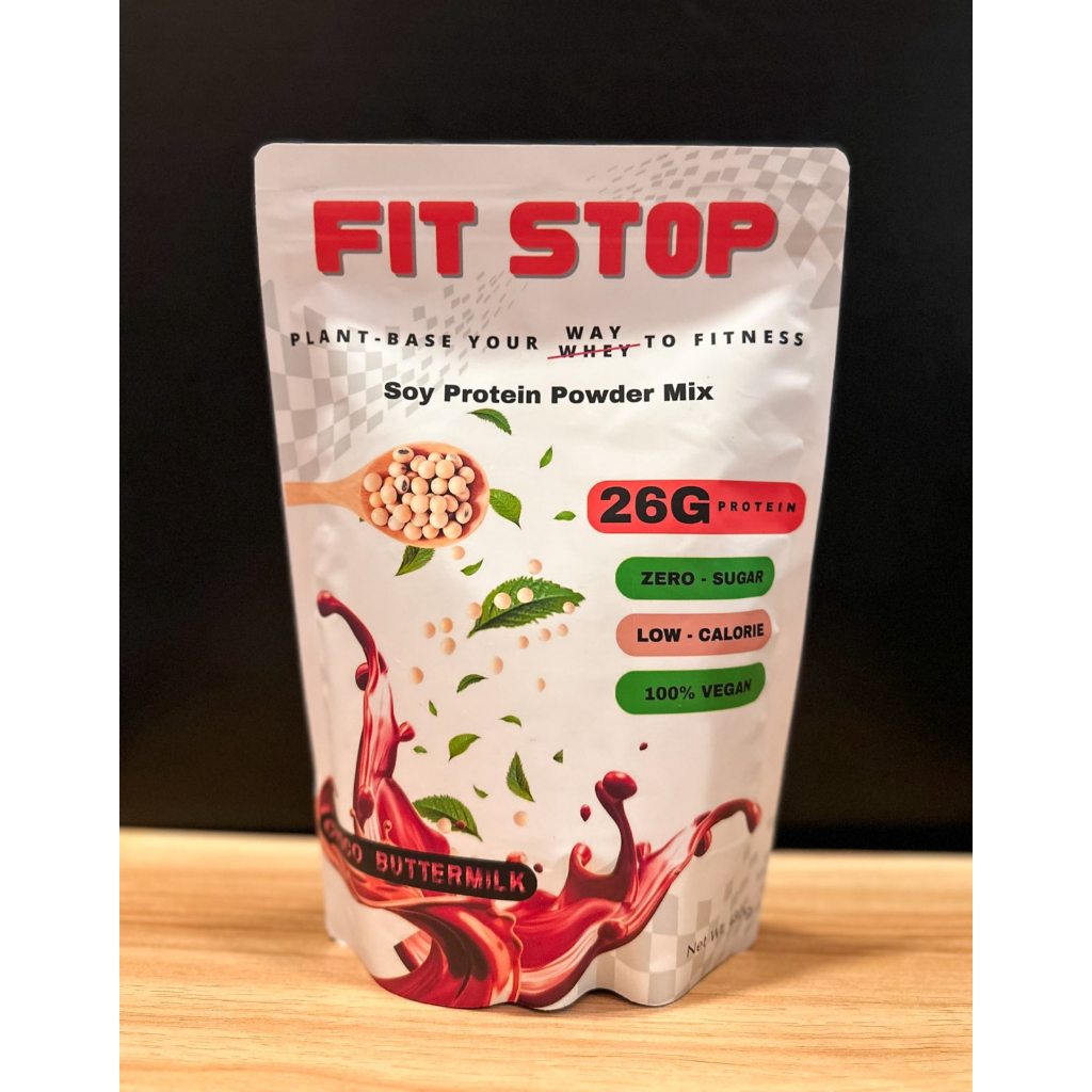 Fit Stop Soy Protein Powder Mix 480g | Shopee Philippines
