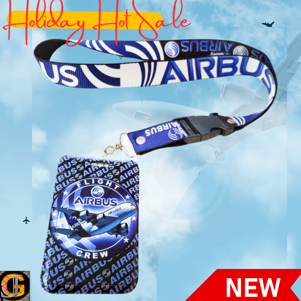 jg Airbus Design High Quality Id Holder Id Lace Sling Lanyards and ...