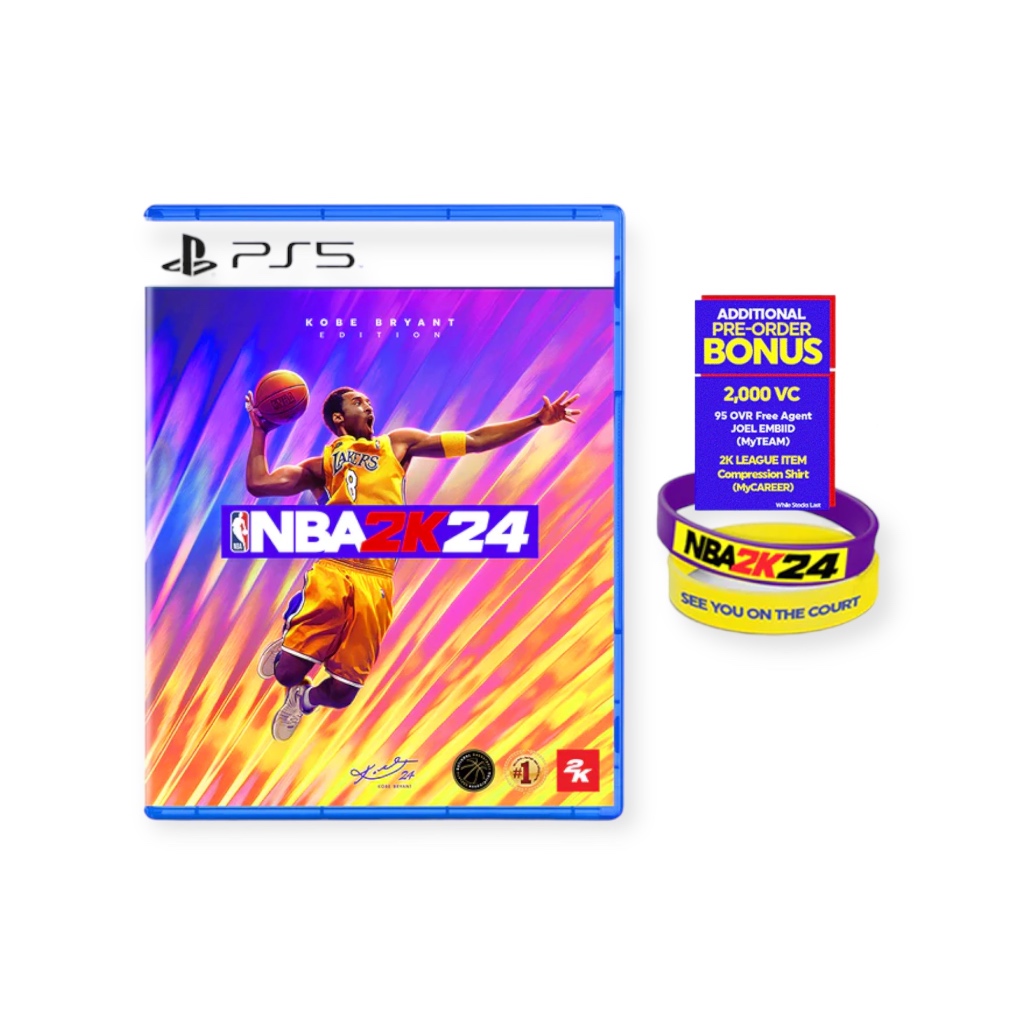 PS5 DISC NBA 2K24 2024 WITH FREE BANDS | Shopee Philippines