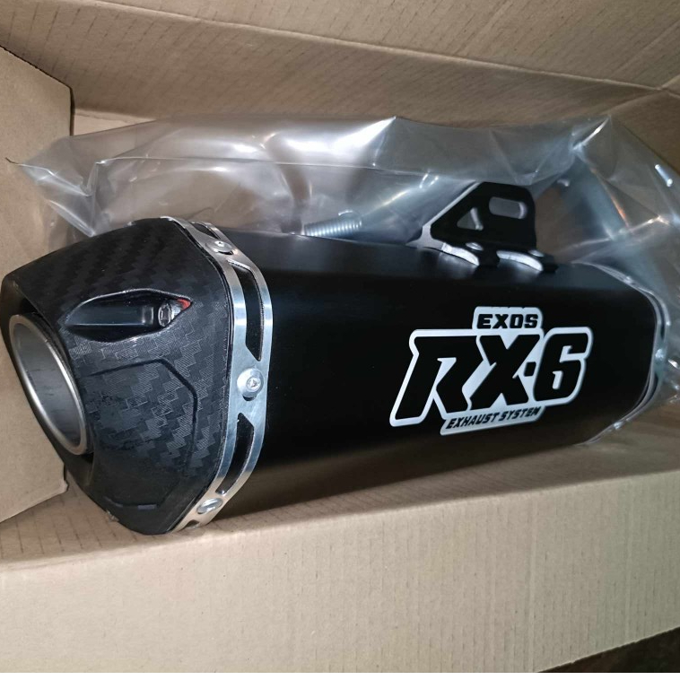 Exos Pipe RX6 for Honda click/MiO i125/Gravis/ymha gear/beat fi v2 ...