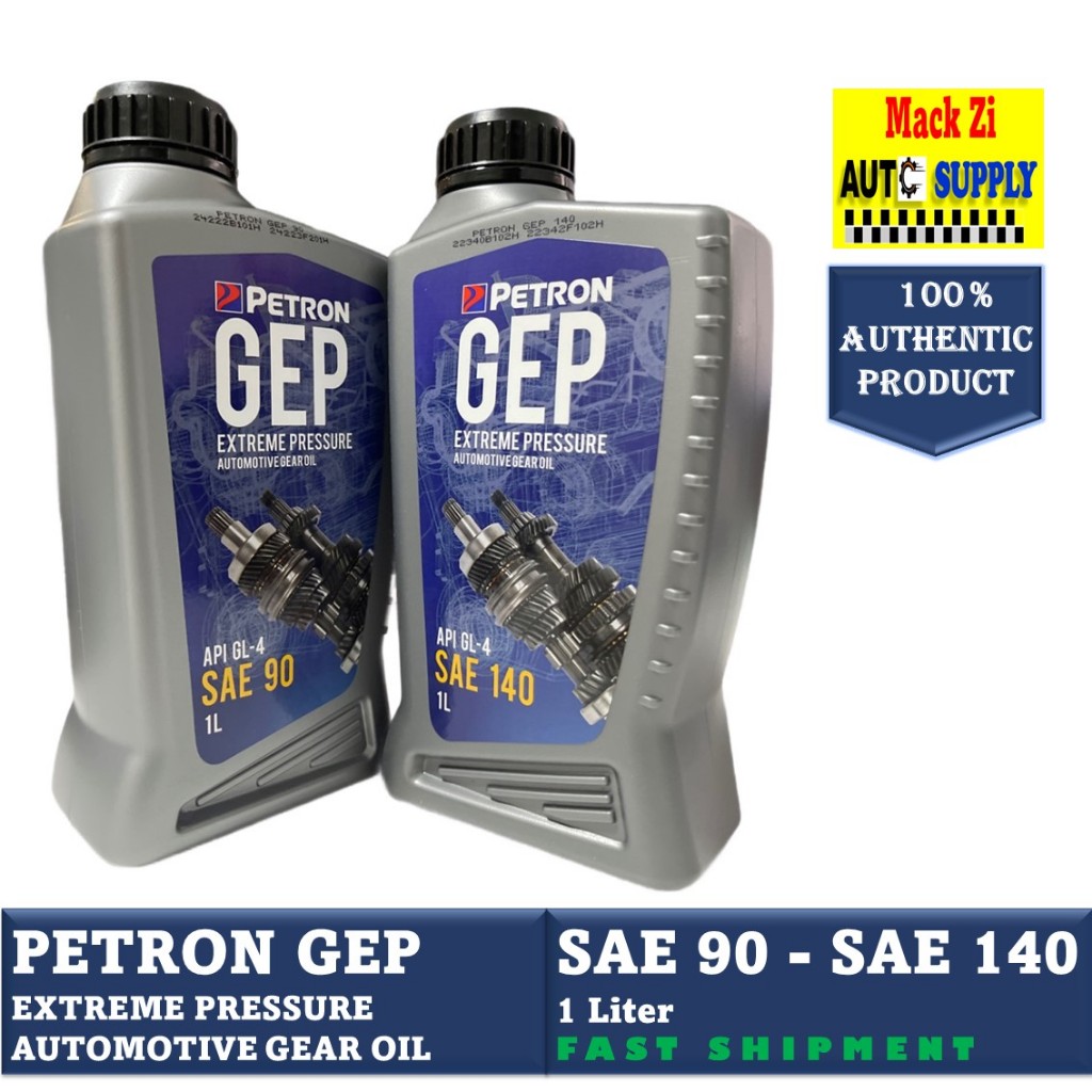 PETRON GEAR OIL - GEP 90 (SAE 90) AND GEP 140 (SAE 140) 1 liter ...
