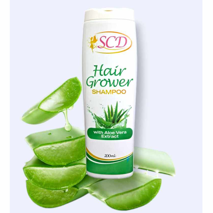SCD Hair Grower Shampoo with Aloe Vera Extract 200ml | Shopee Philippines
