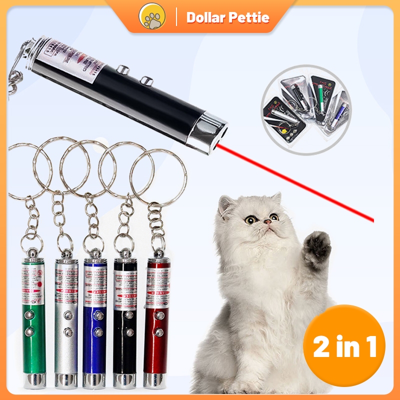 Cat Laser Funny Stick Cat Teaser Pointer Red Laser Point 2 In 1 Modes ...