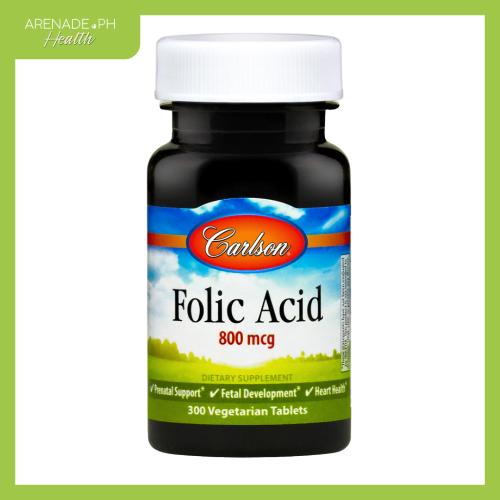 Carlson Folic Acid 800mcg (300 Tablets) | Shopee Philippines