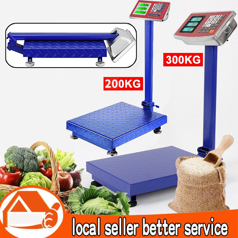 Wholesale Rechargeable Digital Platform Scale 500/300/200Kg High ...