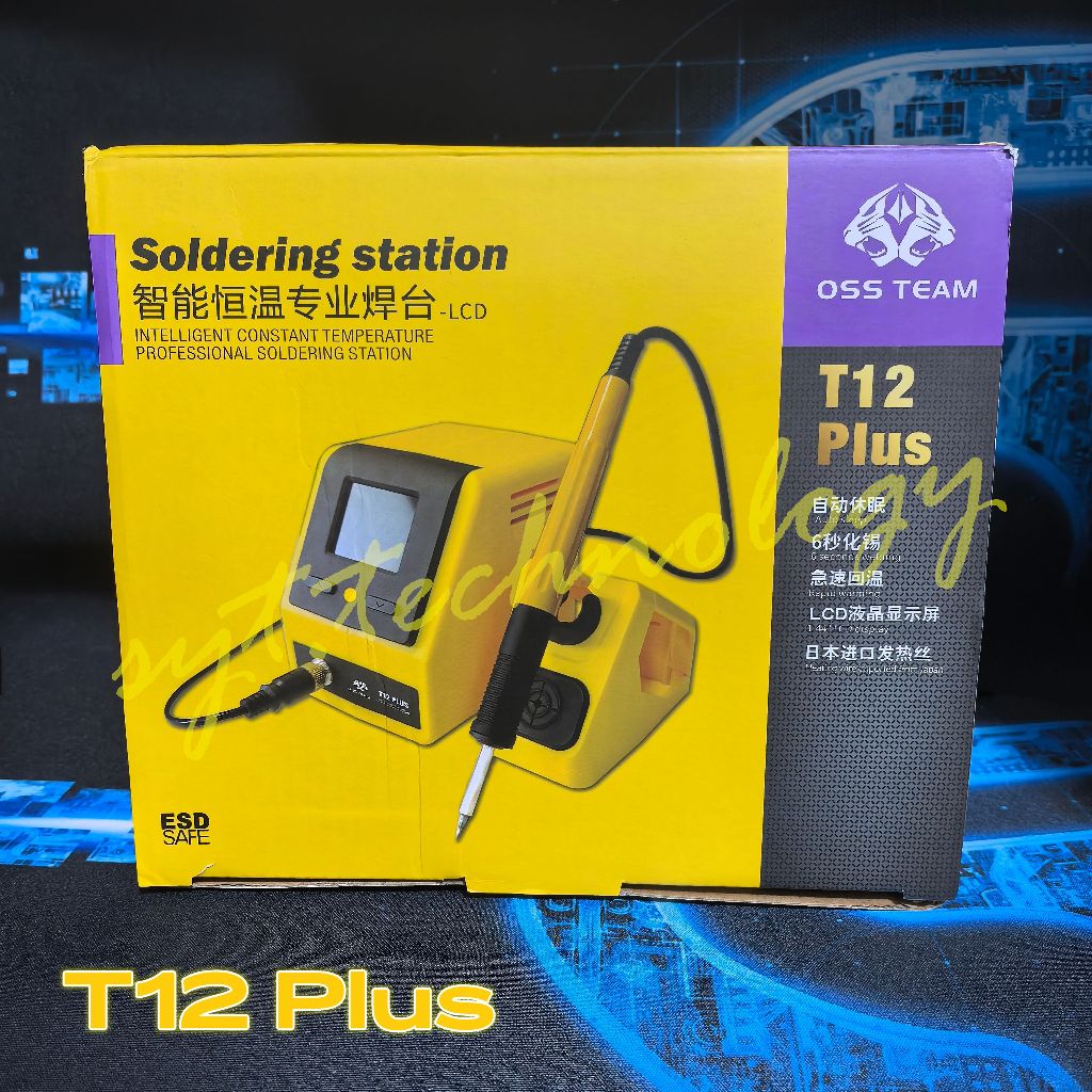 T12-D/T12-D+/T12-X/T12 Plus OSS TEAM soldering station intellegent ...