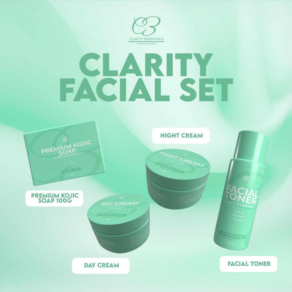 Clarity Facial Set | Clarity Set | Clarity Essentials | Shopee Philippines