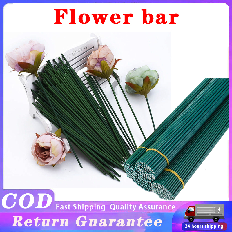 10Pcs/set Artificial Flower Stem DIY Floral Stick Flower Wire for ...