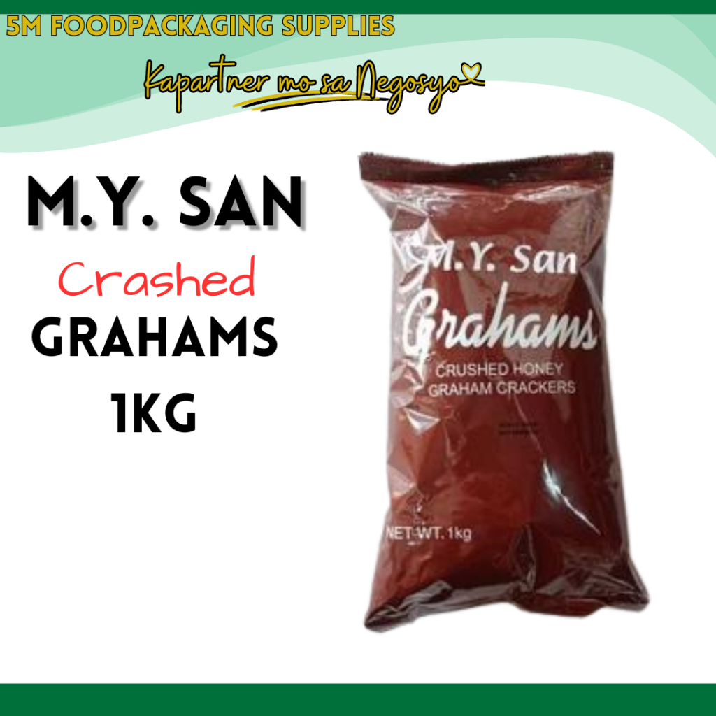 MY San Crushed Graham 1kg for Desserts and Toppings Frappe SHP3 ...