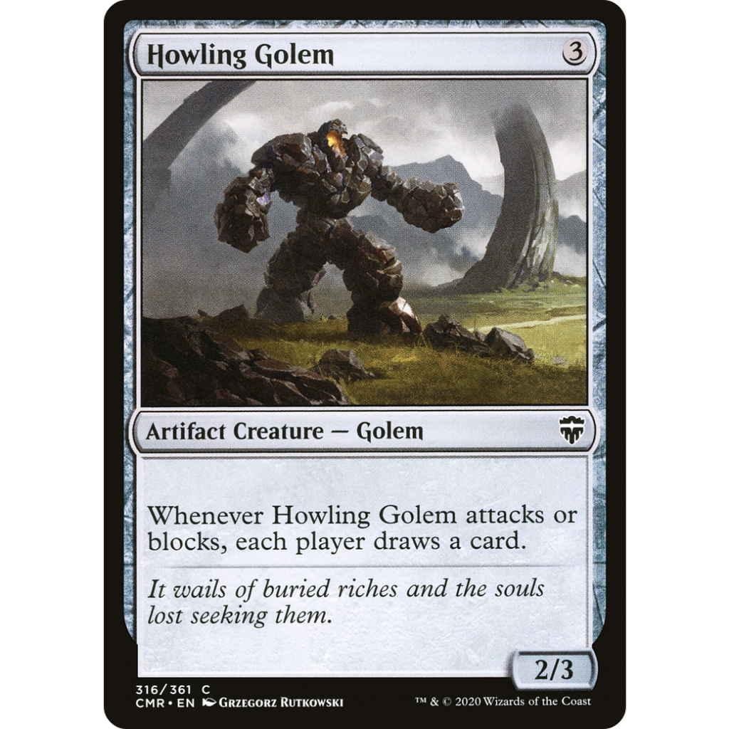 Howling Golem Magic: The Gathering TCG CMR-EN-316 | Shopee Philippines