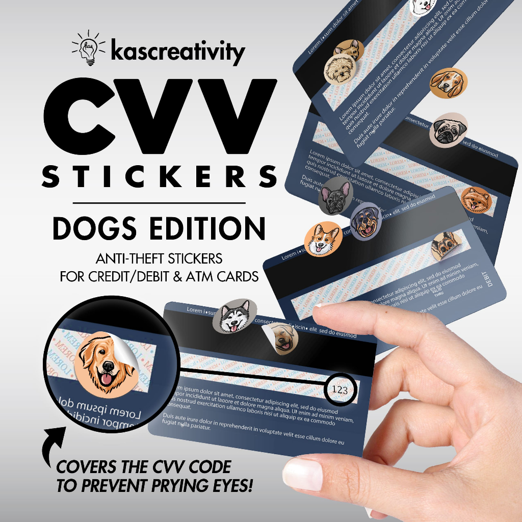 DOGS CVV Stickers by kascreativity | Shopee Philippines
