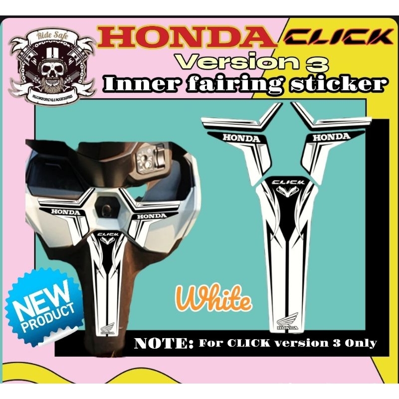 Honda Click Version 3 Inner Fairing / Click Version 3 Only Accessories ...