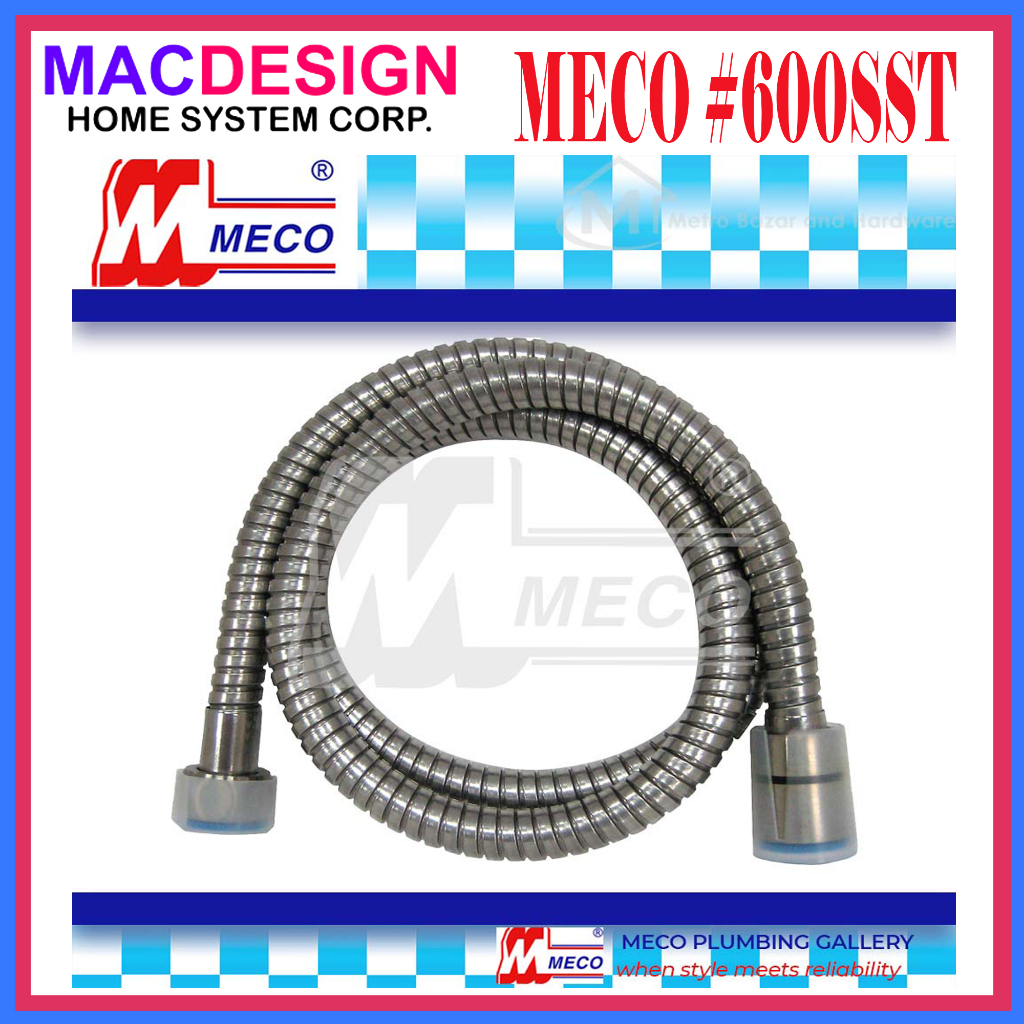 Meco #600-SST Shower Hose 1.5 Meter / 59 inches | Shopee Philippines