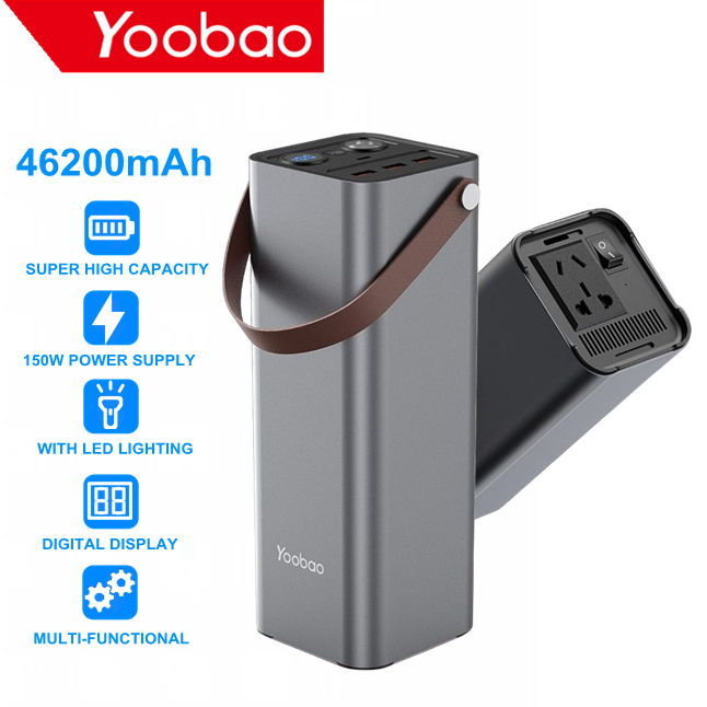 Yoobao En1 220V 150W 46200Mah Quick Charging Power Station with LED ...
