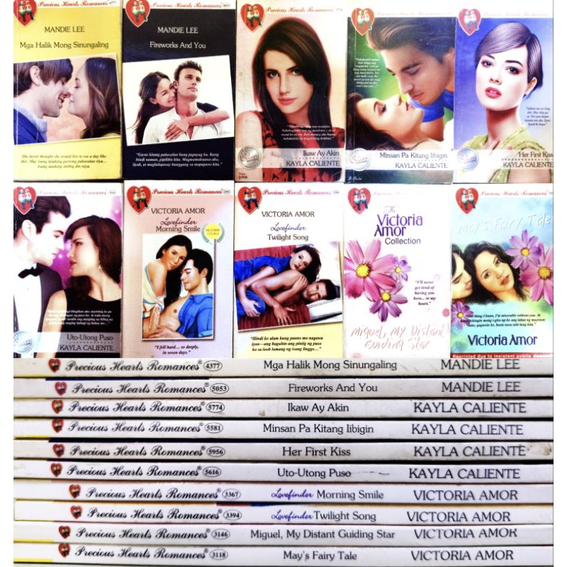 5pcs for 195 PHR Assorted Pocketbook Tagalog Romance Used Preloved In ...