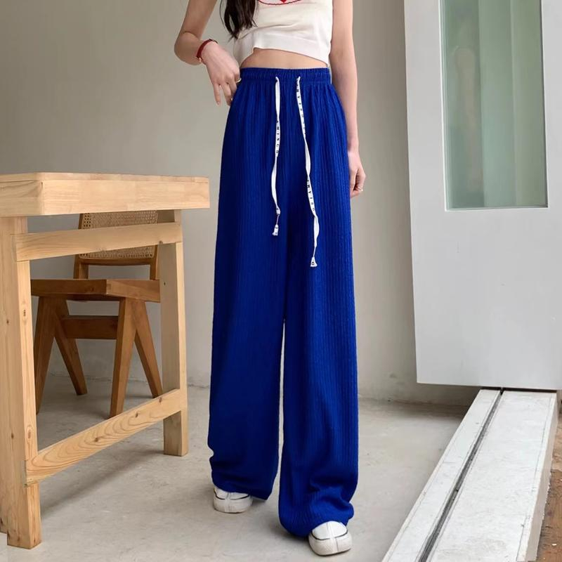 KILY.PH Highwaist Drawstring Pants Bark Crepe Wide Leg Stretchable ...