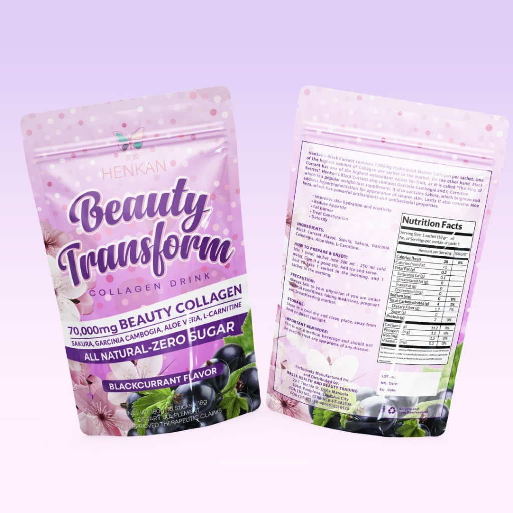 HENKAN Collagen Drink: (10 Sachets per box) Perfect for Fresh-Looking ...