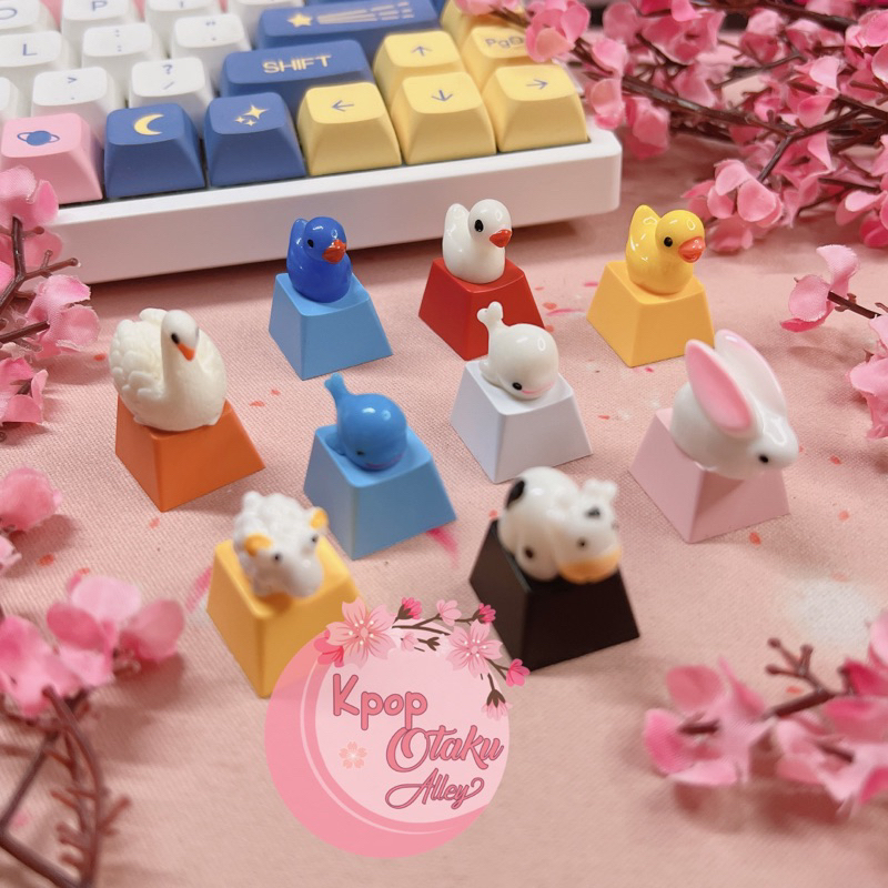 Mini Animal Collection Artisan Keycaps | Kpop Otaku Alley Keycaps ...