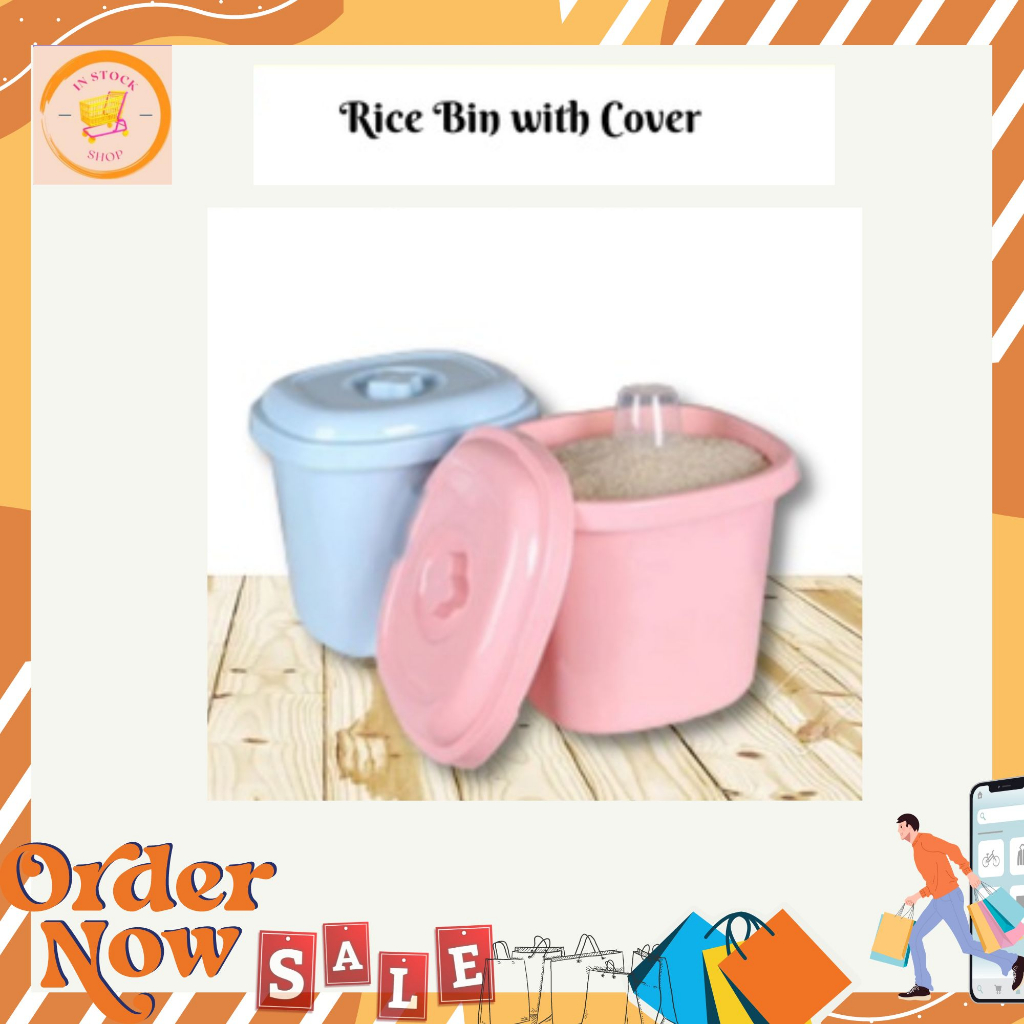RICE BIN WITH COVER/ PLASTIC RICE BIN/ PLASTIC RICE BIN CONTAINER/ RICE ...
