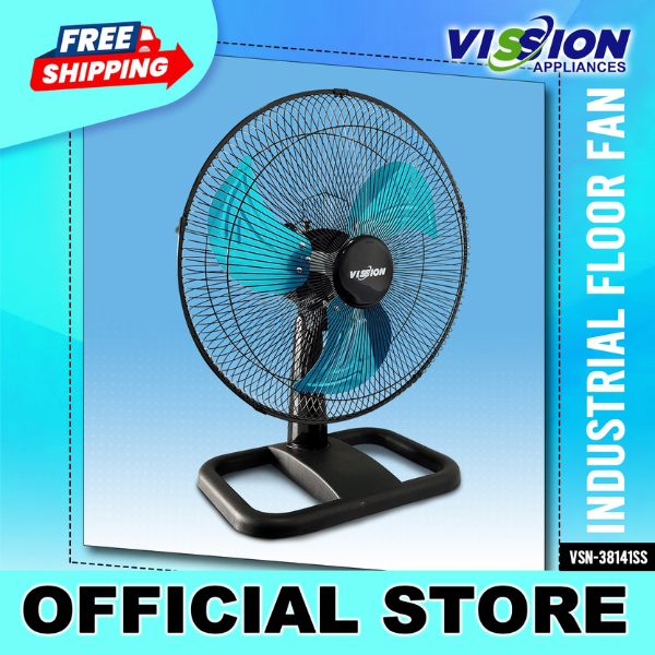 Vission Industrial Floor Fan | Fast cooling | Strong Wind | Banana ...