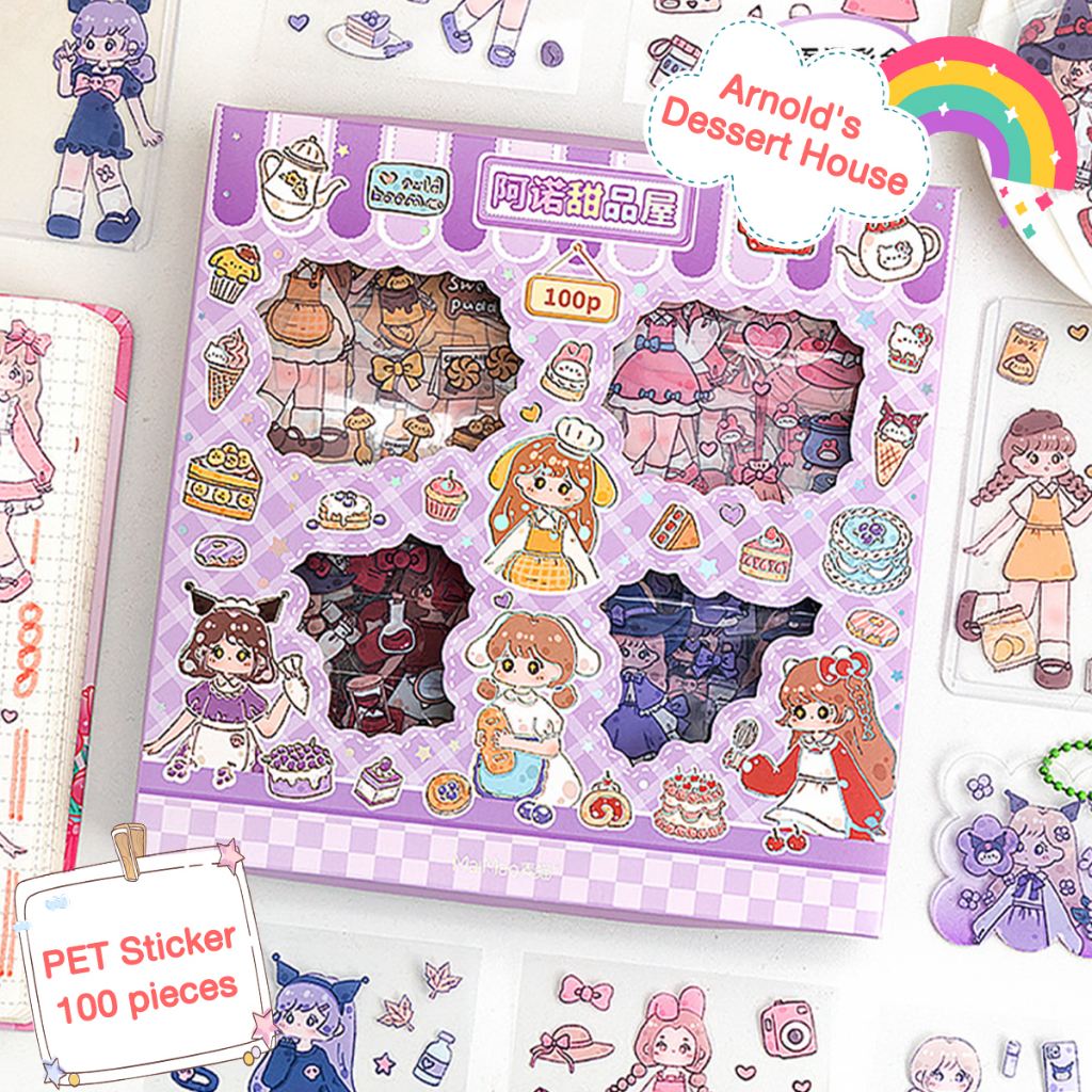 50PCS Cute Guka Stickers Kawaii Cartoon Stickers Children's Notebook ...