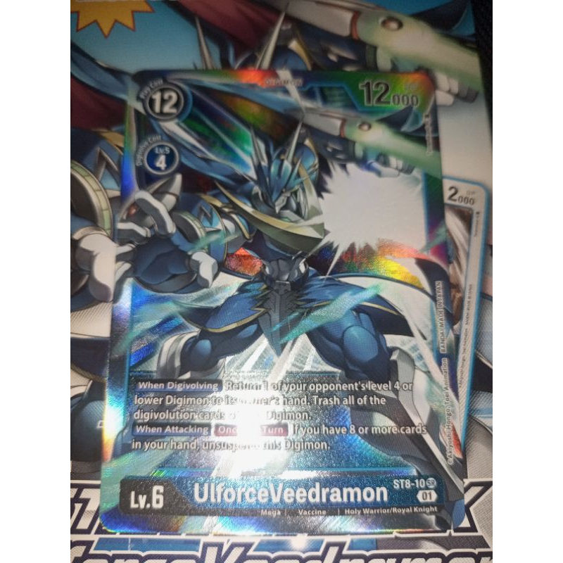 [ENG] SR Ulforceveedramon ST08 10 Original Digimon Card Game English Version | Shopee Philippines