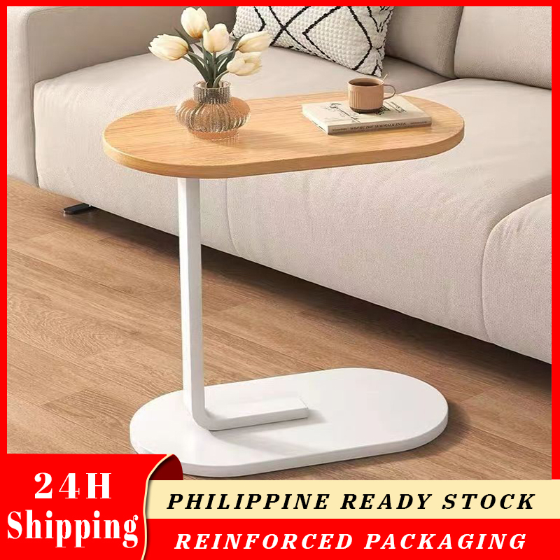 Nordic Side Table Wood Top Table Simple Small Sofa Table Living Room ...