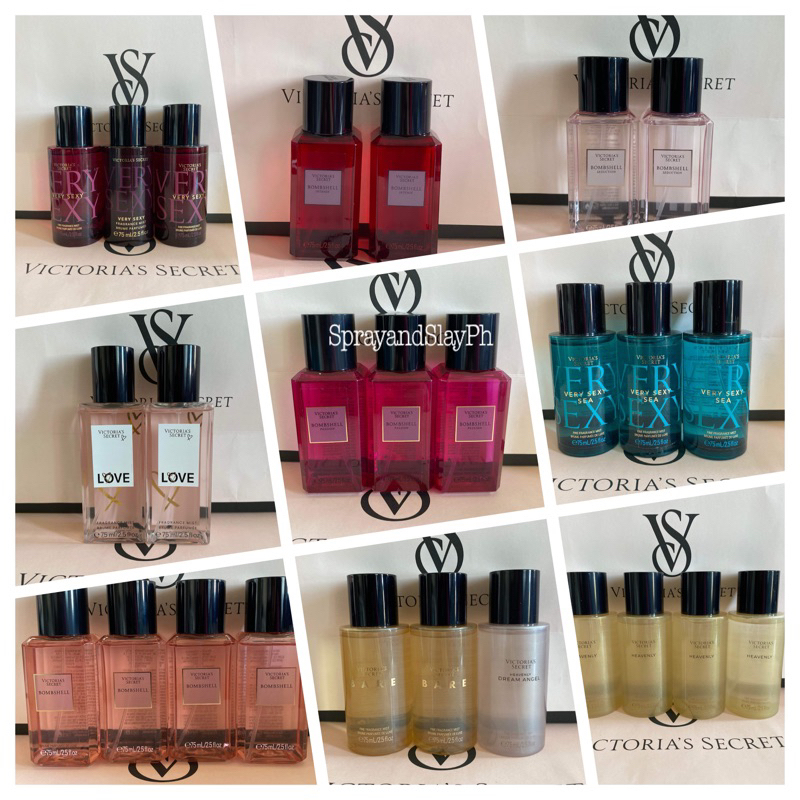 100% ORIGINAL Victoria's Secret Fine Fragrance Mini Mist 75ml | Shopee Philippines