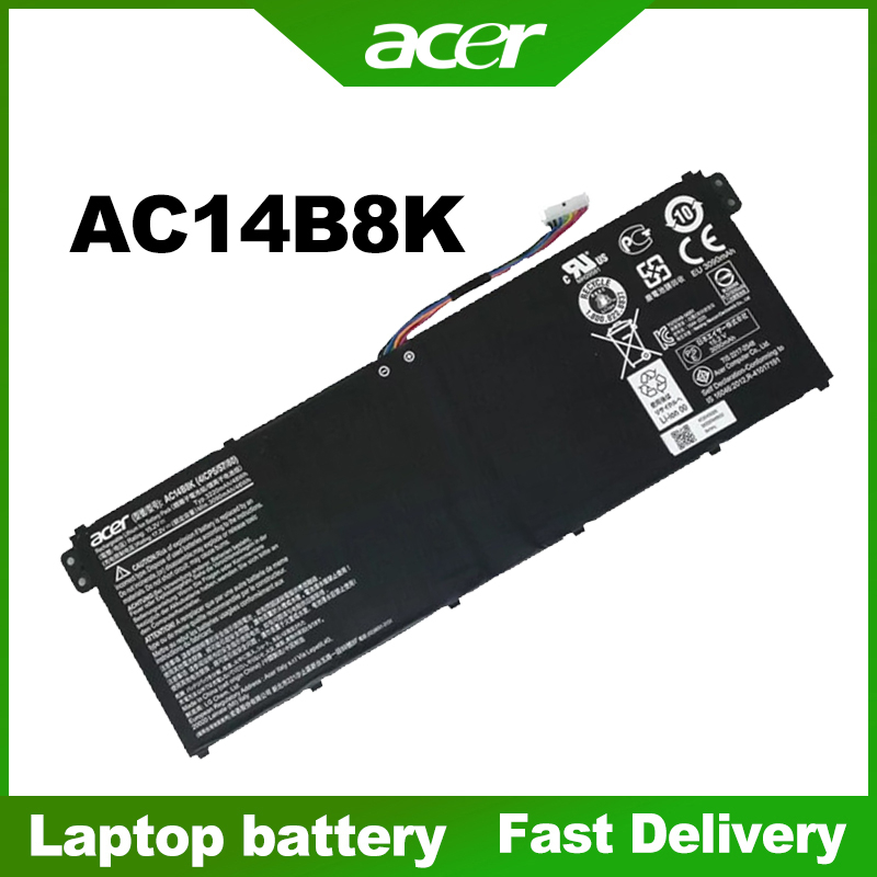 AC14B8K Battery For Acer Aspire V3-371 E3-111 E3-112 E3-112M | Shopee ...