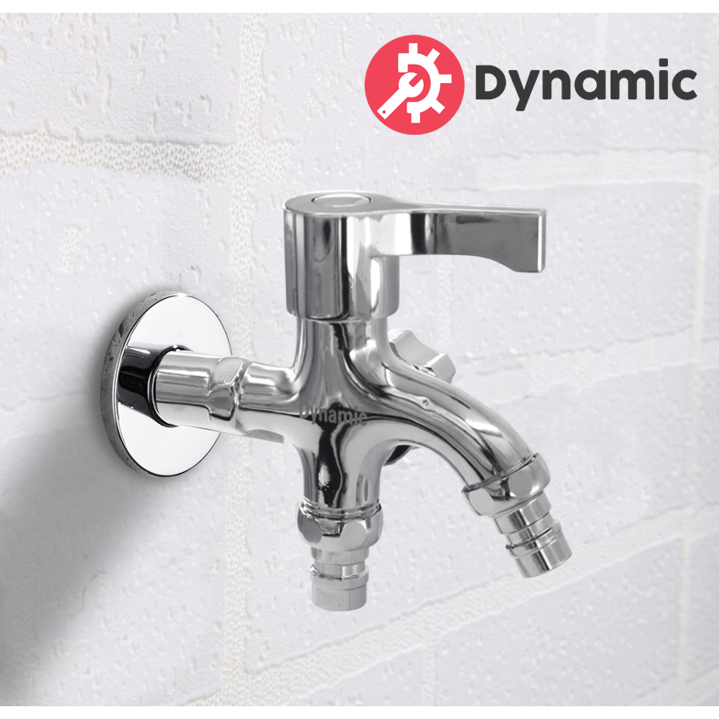 Multifunction 2-way Faucet Dual Spout Chrome Plated Copper Faucet 2 in ...