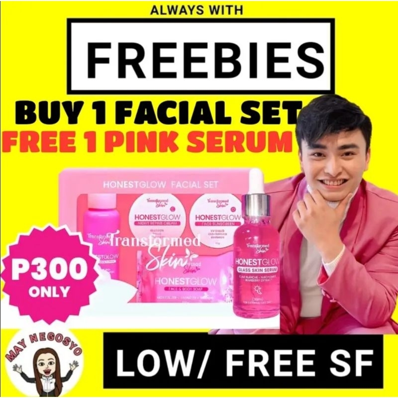 HONESTGLOW REJUV SET + GLASS SKIN SERUM (MAYNEGOSYO) | Shopee Philippines