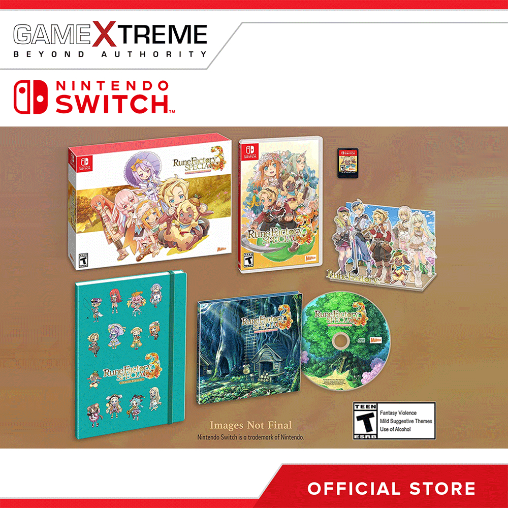 Nintendo Switch Rune Factory 3 Special Golden Memories Edition R1 ...