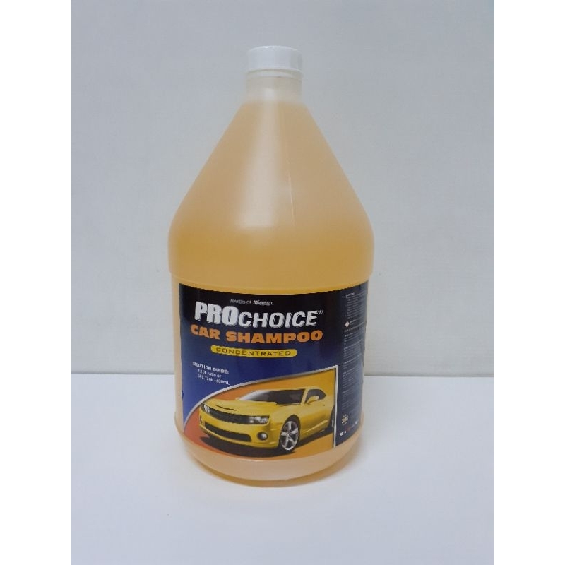 MICROTEX PROCHOICE CAR SHAMPOO CONCENTRADED 1GAL | Shopee Philippines