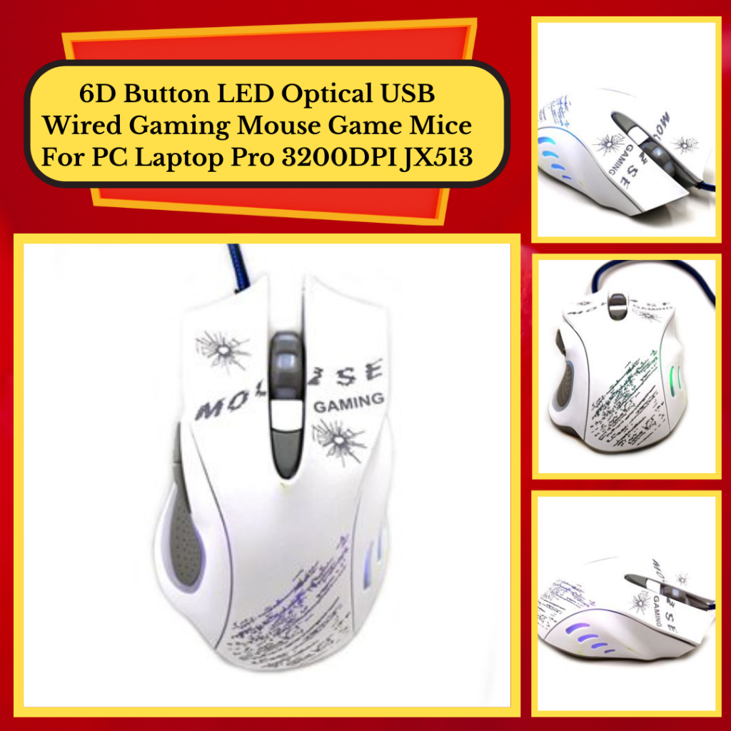 DSS 6D Button LED Optical USB Wired Gaming Mouse Game Mice For PC ... DSS 6D Button LED Optical USB Wired Gaming Mouse Game Mice For PC ...