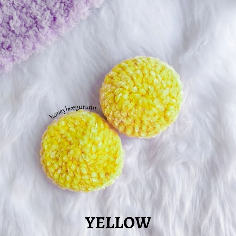 SOFT VELVET CROCHET HEADSET COVER 6 cm 2.5 inches Mic Cover Foamies ...