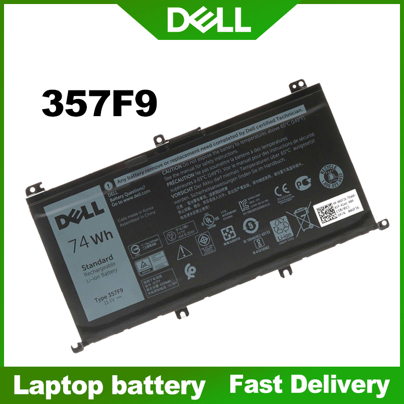 Battery 357F9 for Dell Inspiron 15 7000 7559 7557 7567 7566 7759 15 ...