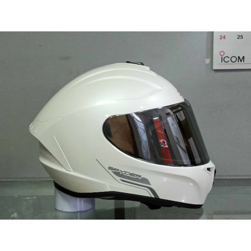 SPYDER Course Fullface Helmet with Free Extra Clear Visor | Shopee ...
