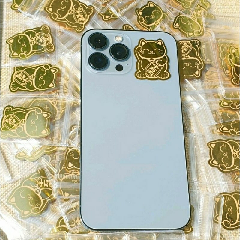 Authentic Lucky Cat Phone Sticker Lucky Charm | Shopee Philippines