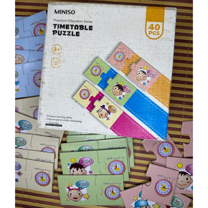 PRE-OWNED Timetable Puzzle Educational Toy | Shopee Philippines