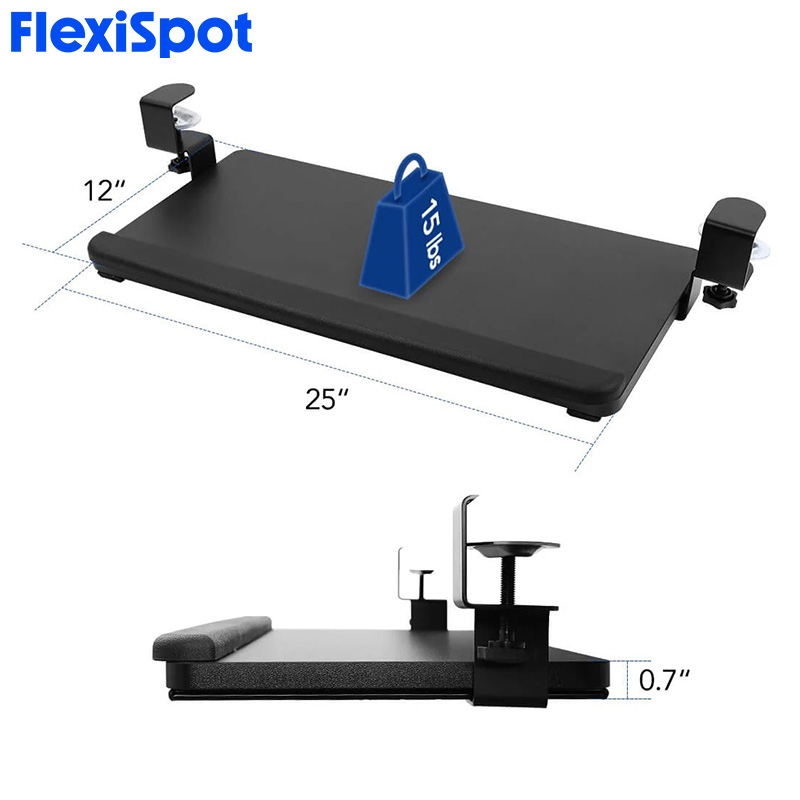 FlexiSpot KT2 Clamp-on Adjustable Keyboard Tray | Shopee Philippines