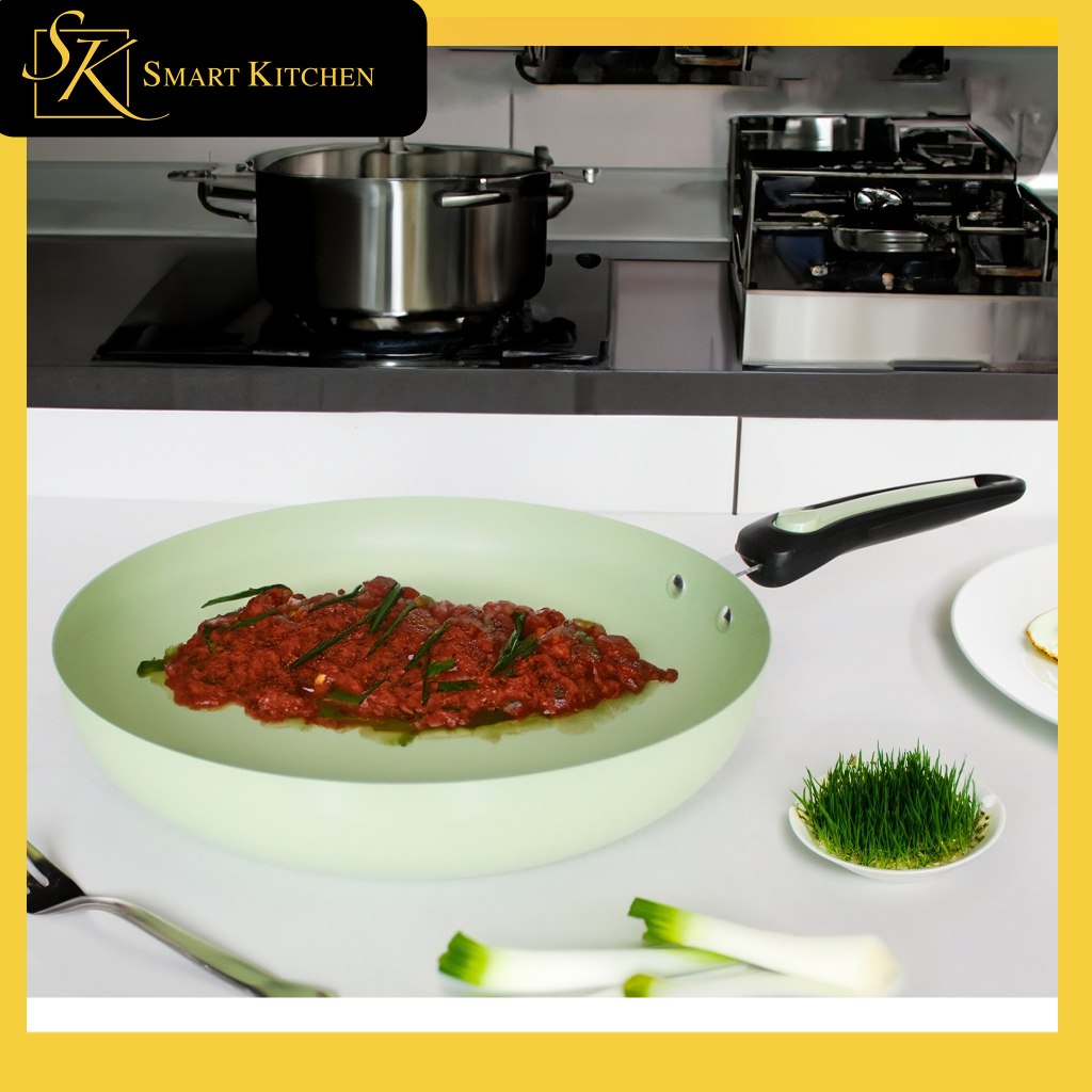 Smart Kitchen Green Skillet Non-Stick Fry Pan (CCNF)Cooking/ Frying ...