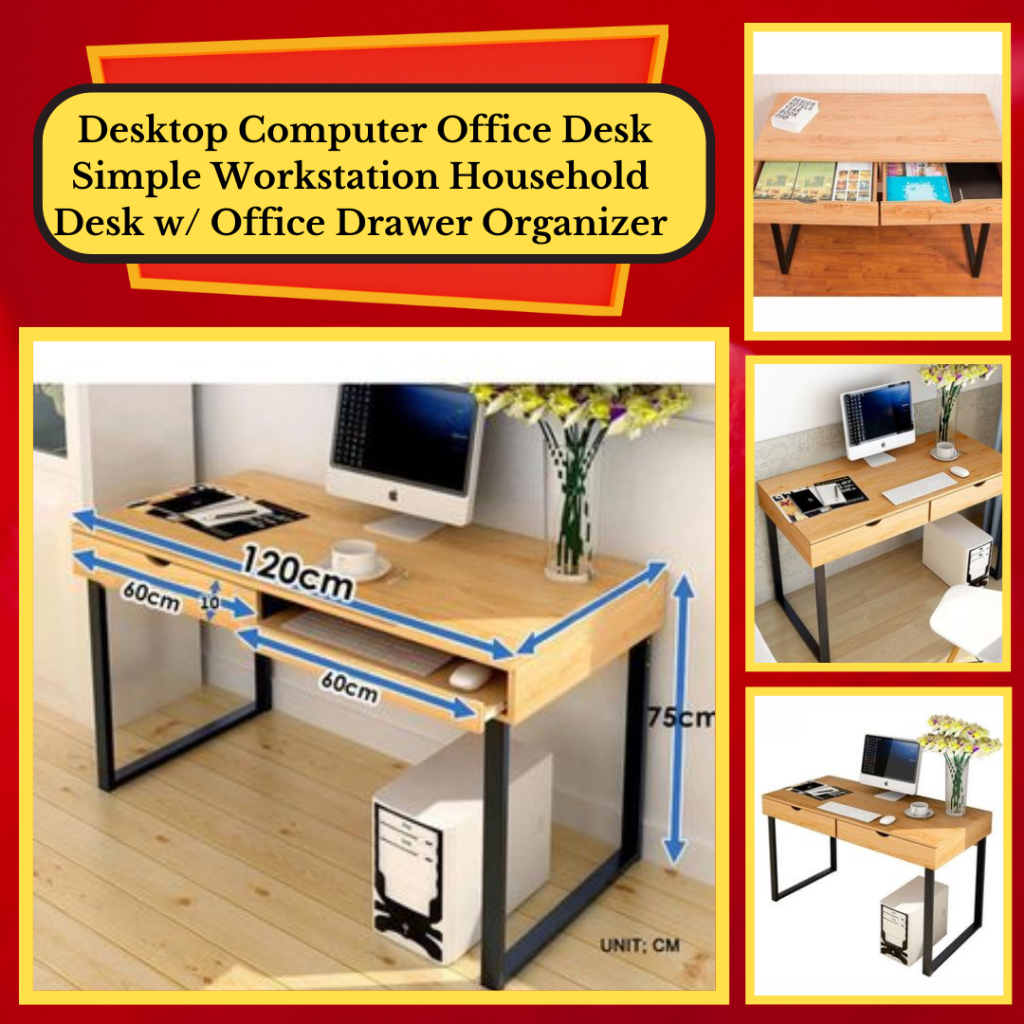 DSS Desktop Computer Office Desk Simple Workstation Household Desk w ...