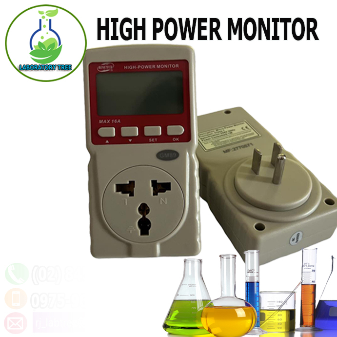 High Power Monitor Power Meter 220V 10Am Tester Frequency / Ammeter ...