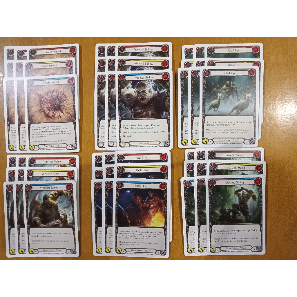 FAB Brute Commons Bundle History Pack Vol.1 Flesh and Blood TCG 1HP ...