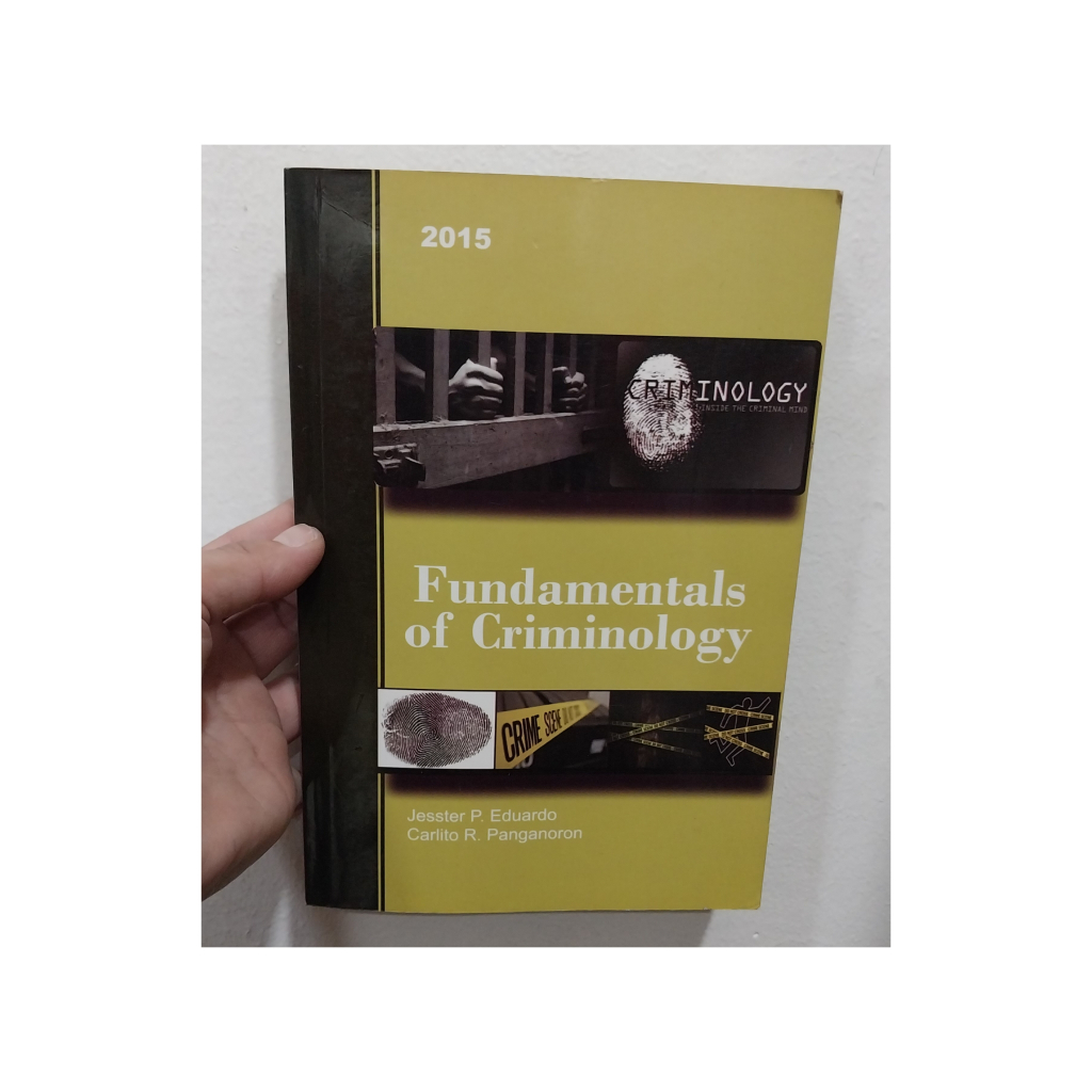 Fundamentals Of Criminology Softcover | Shopee Philippines