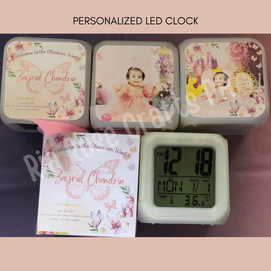Led Clock Souvenir and Giveaways | Personalized Led Clock | Shopee ...